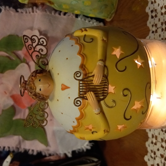 PartyLite | Accents | Roly Poly Harp Angel Partylite Tea Light | Poshmark
